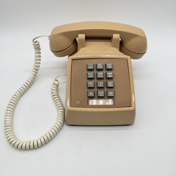 Networking | Western Electric Touchtone Desk Telephone Beige Defunct ...